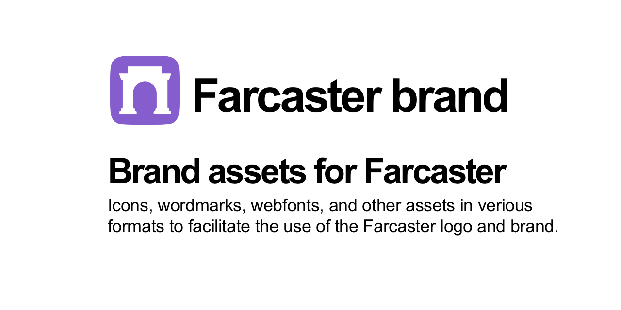 GitHub - vrypan/farcaster-brand: Farcaster brand assets