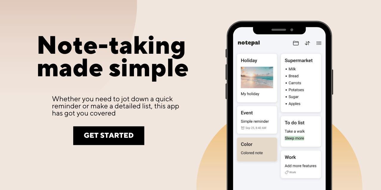 GitHub - lorenzomiscoli/notepal: Friendly note-taking app.