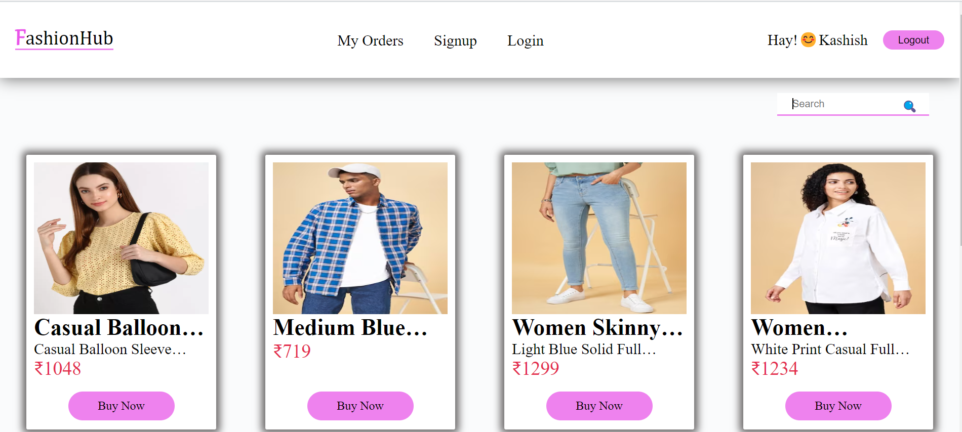 GitHub - kashishInamdar/fashion-hub2