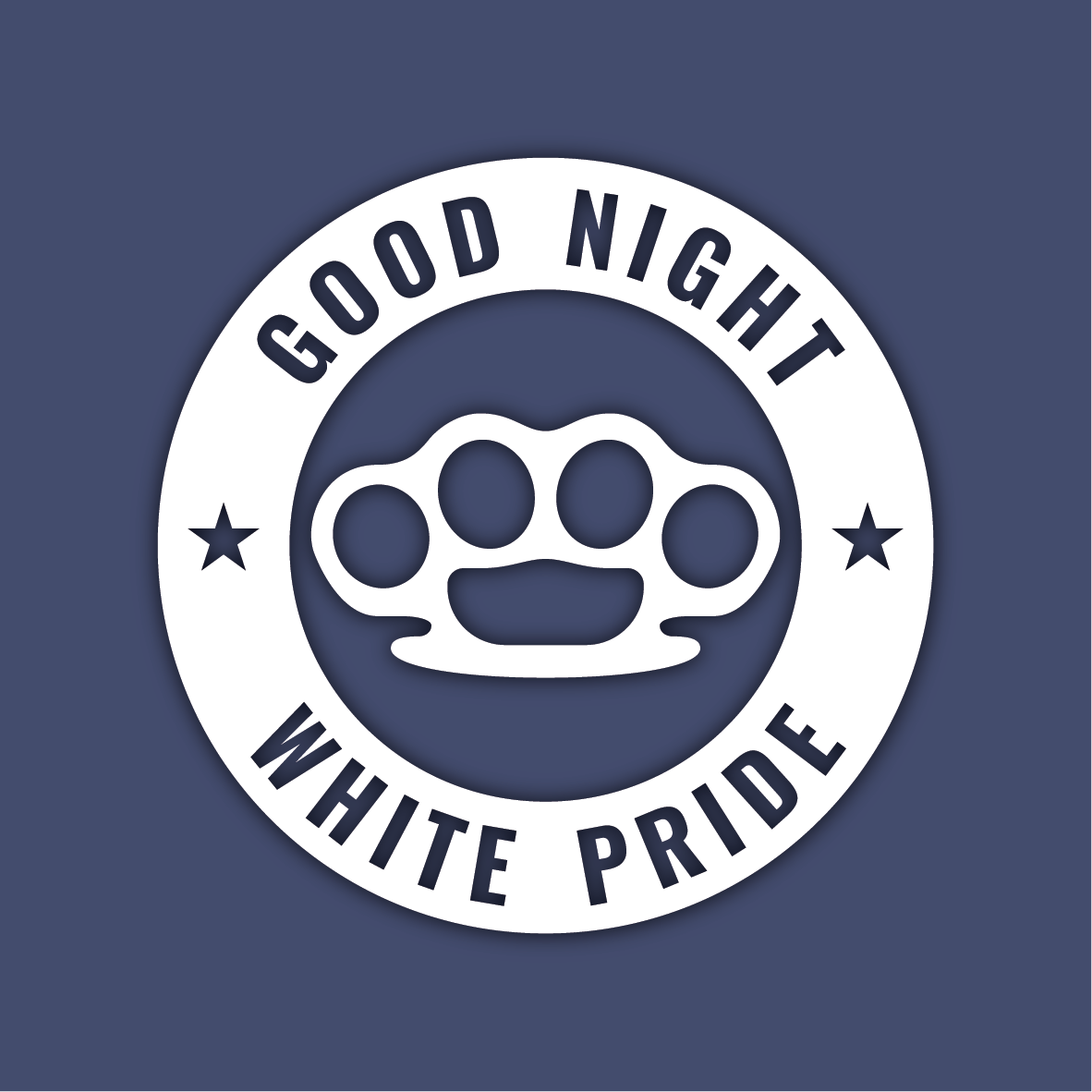 GitHub - mpasquato/good-night-white-pride-brass-knuckles-logo