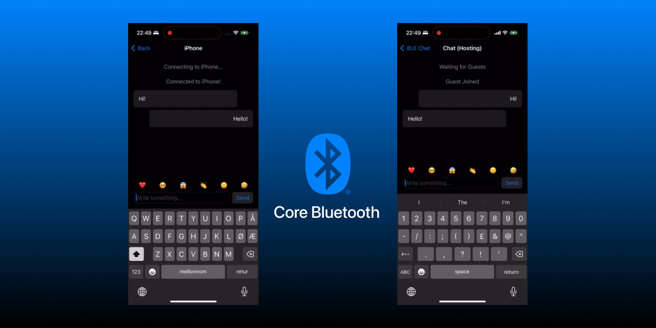GitHub - thomsmed/ble-chat-ios: A BLE (Bluetooth Low Energy) and Core ...