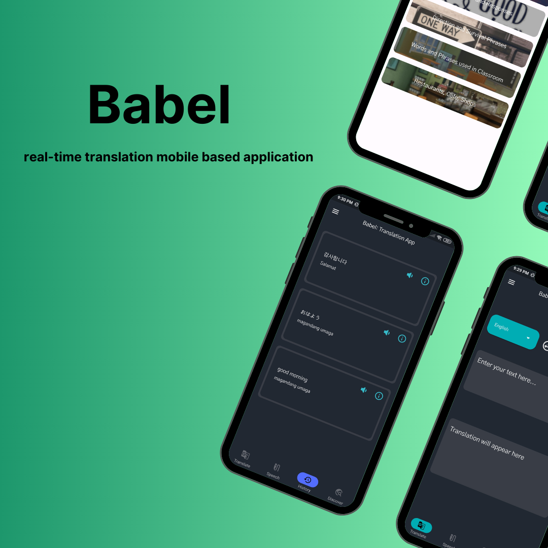 GitHub - Jchael12/Babel-Mobile-Translation-App: A Realtime Mobile Based ...
