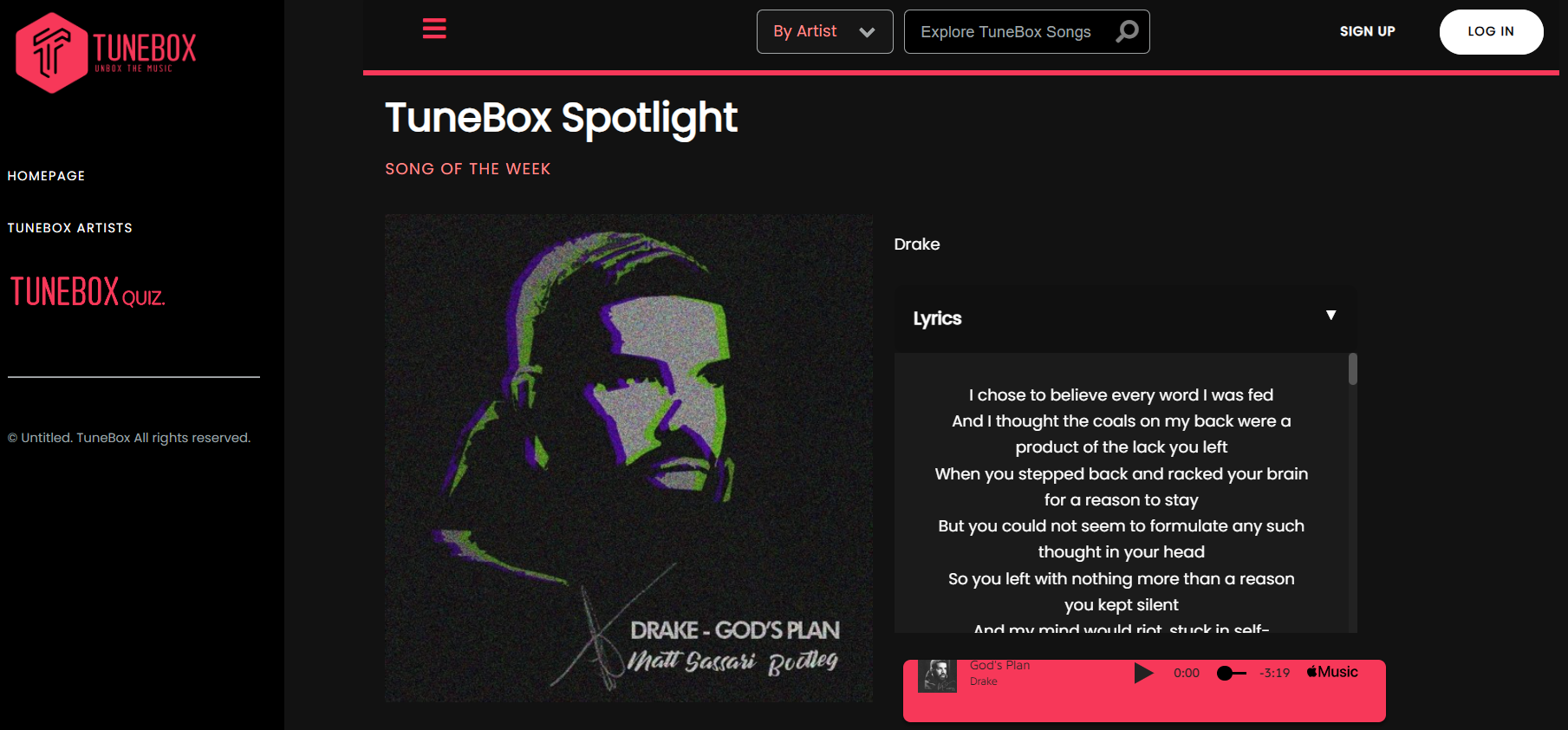 GitHub - nevoavisar97/TuneBox: TuneBox - a dynamic website providing real-time information for ...