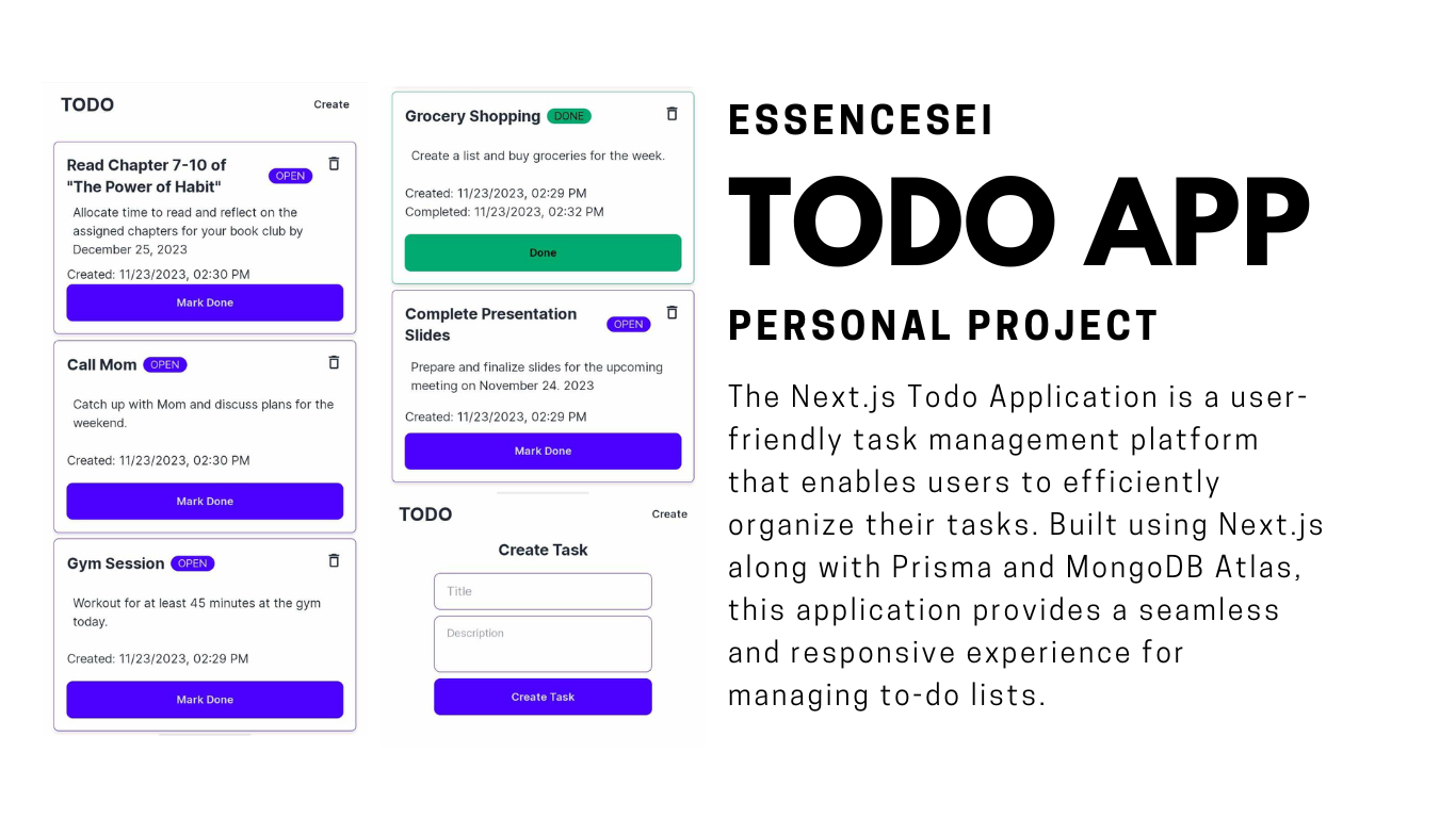 GitHub - Essencesei/Todo-App: The Next.js Todo Application is a user-friendly task management ...