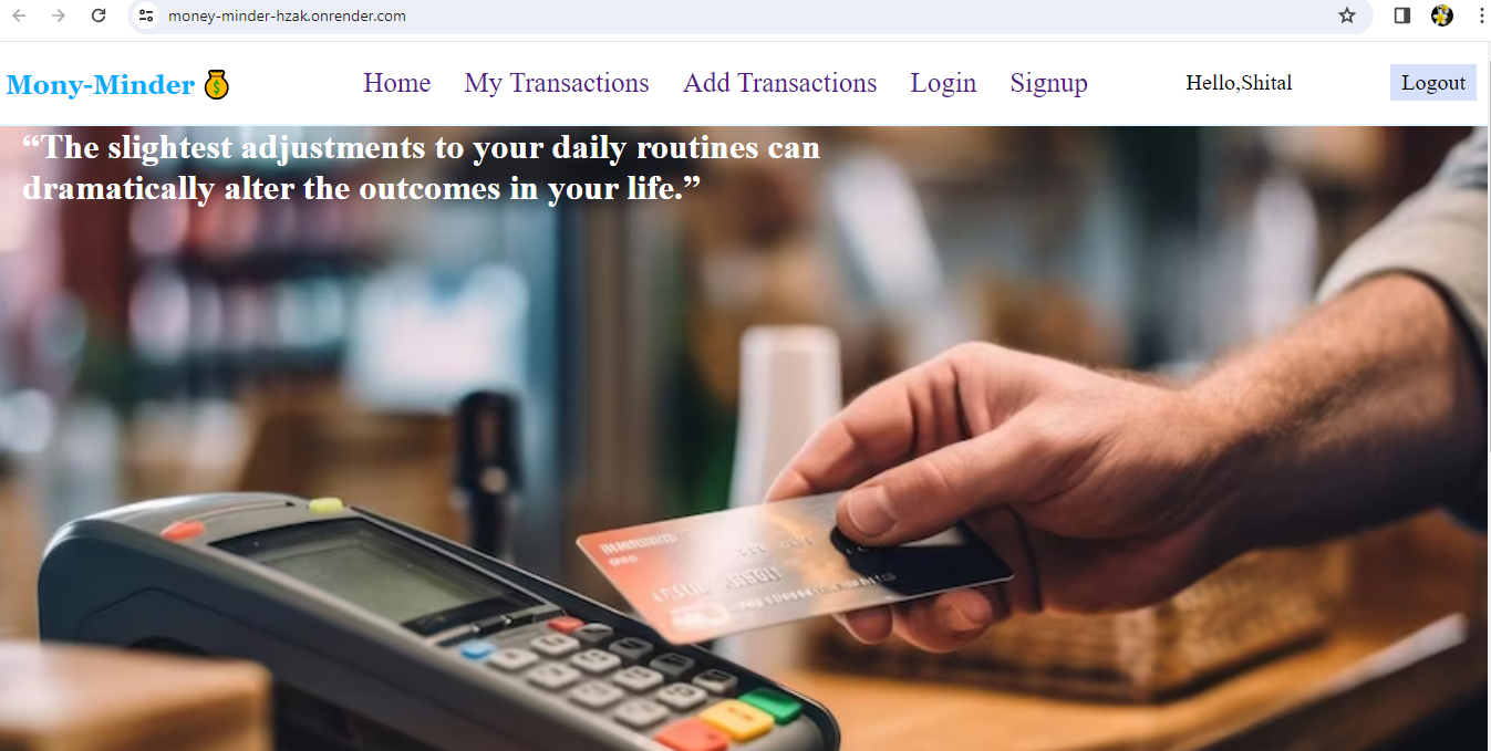 GitHub - shitalwarkhade89/money-minder