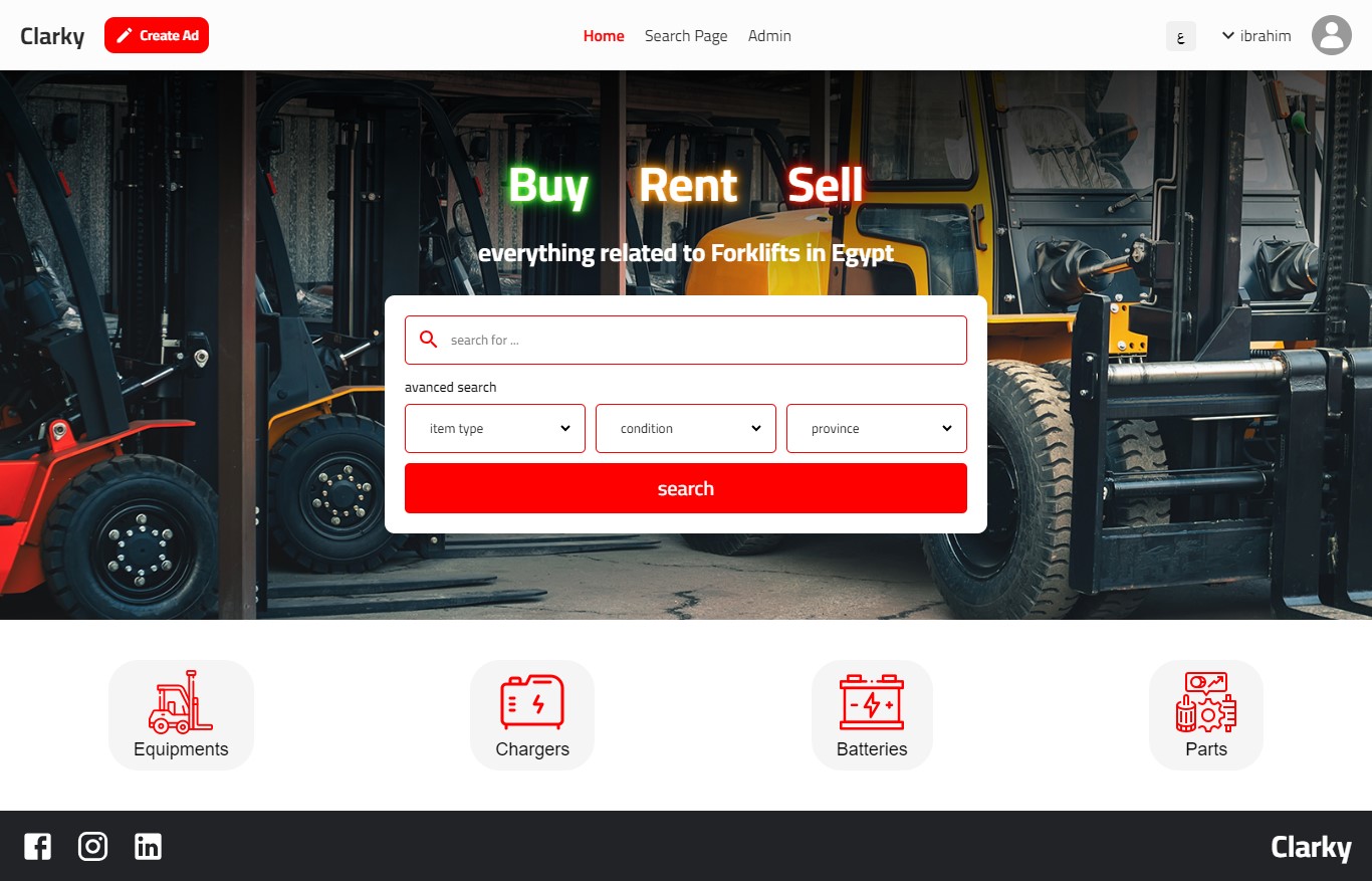 GitHub - ibrahim-embaby/clarky-forklift-trading-app: Clarky is a two-sided marketplace dedicated ...