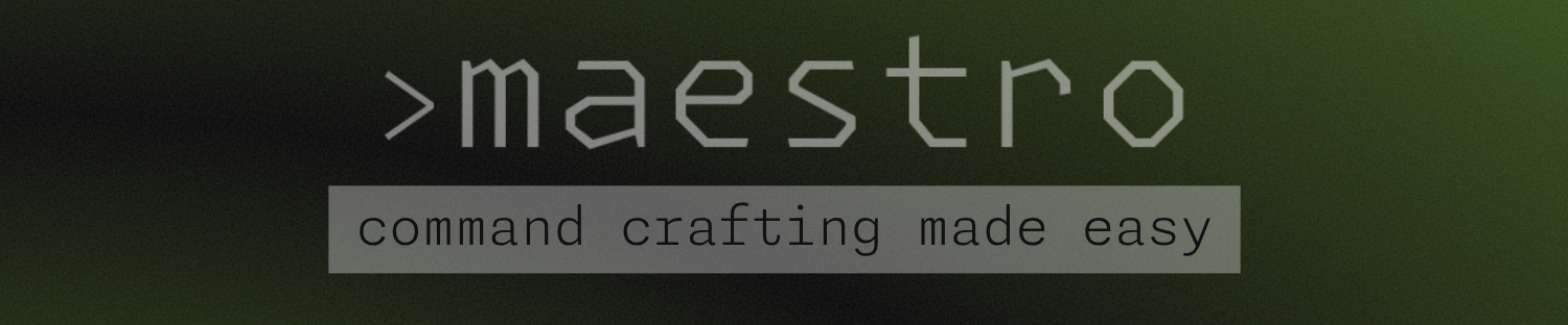 GitHub - pluja/maestro: Turn natual language into commands. Your CLI tasks, now as easy as a ...