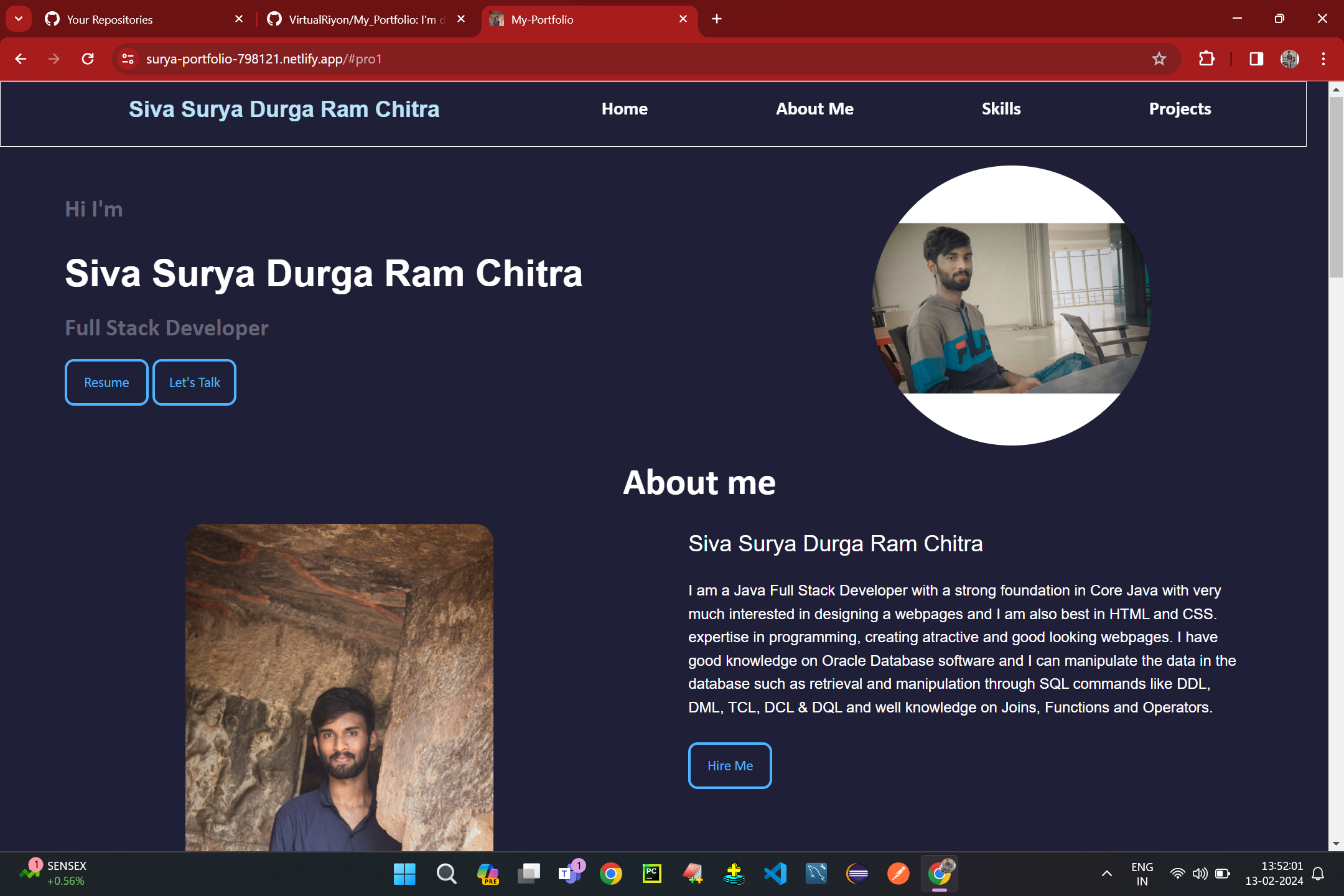 GitHub - VirtualRiyon/My_Portfolio: I'm designed my own portfolio using html and css.