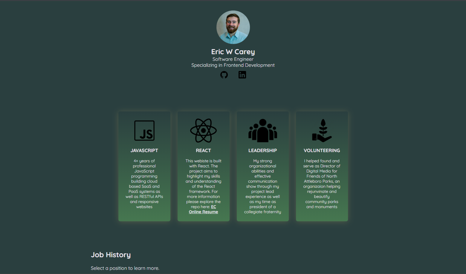 GitHub - EricCarey286/Online-Resume: Created with CodeSandbox