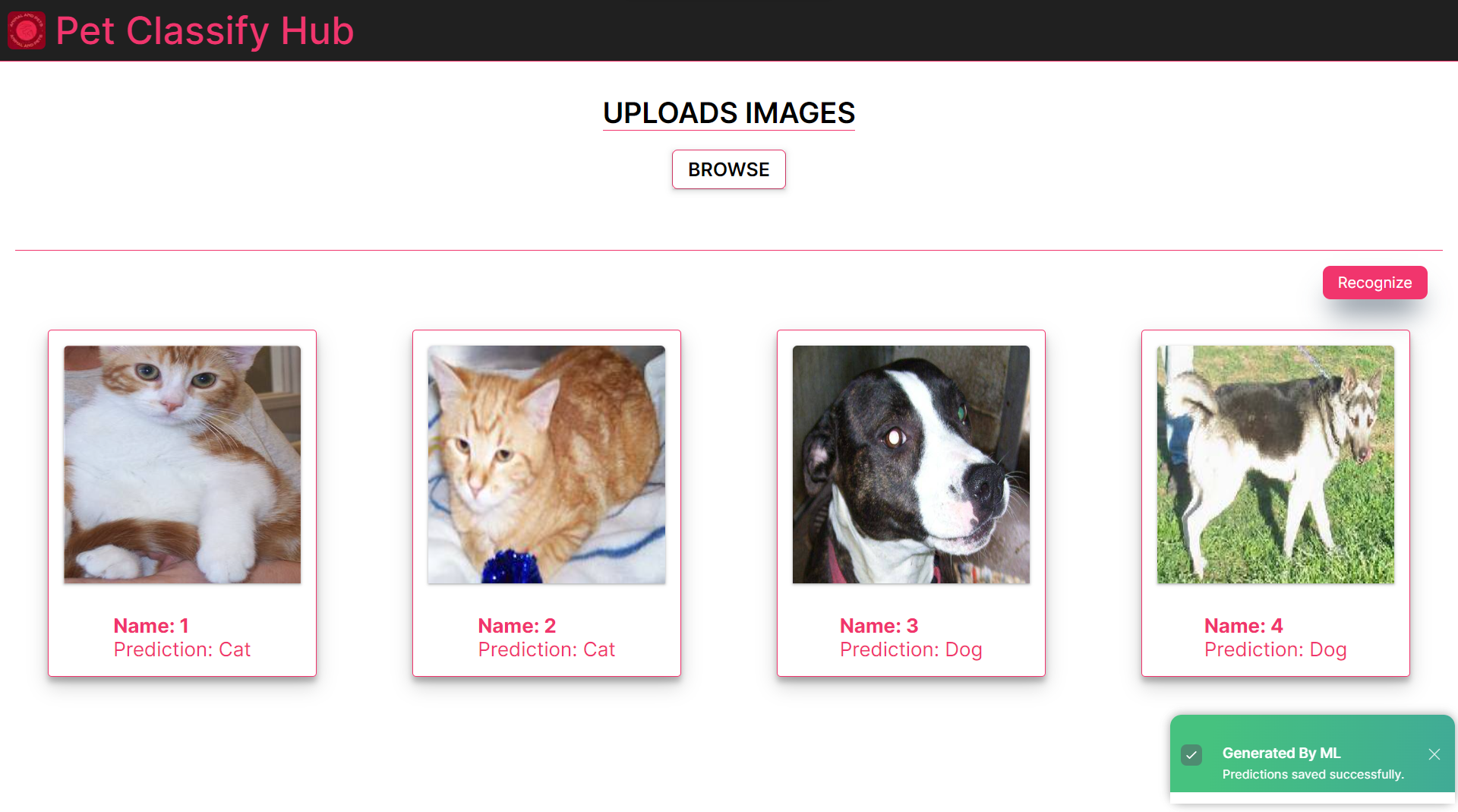 GitHub - shivam6862/Pet-Classify-Hub: Pet Classify Hub is an application designed for ...