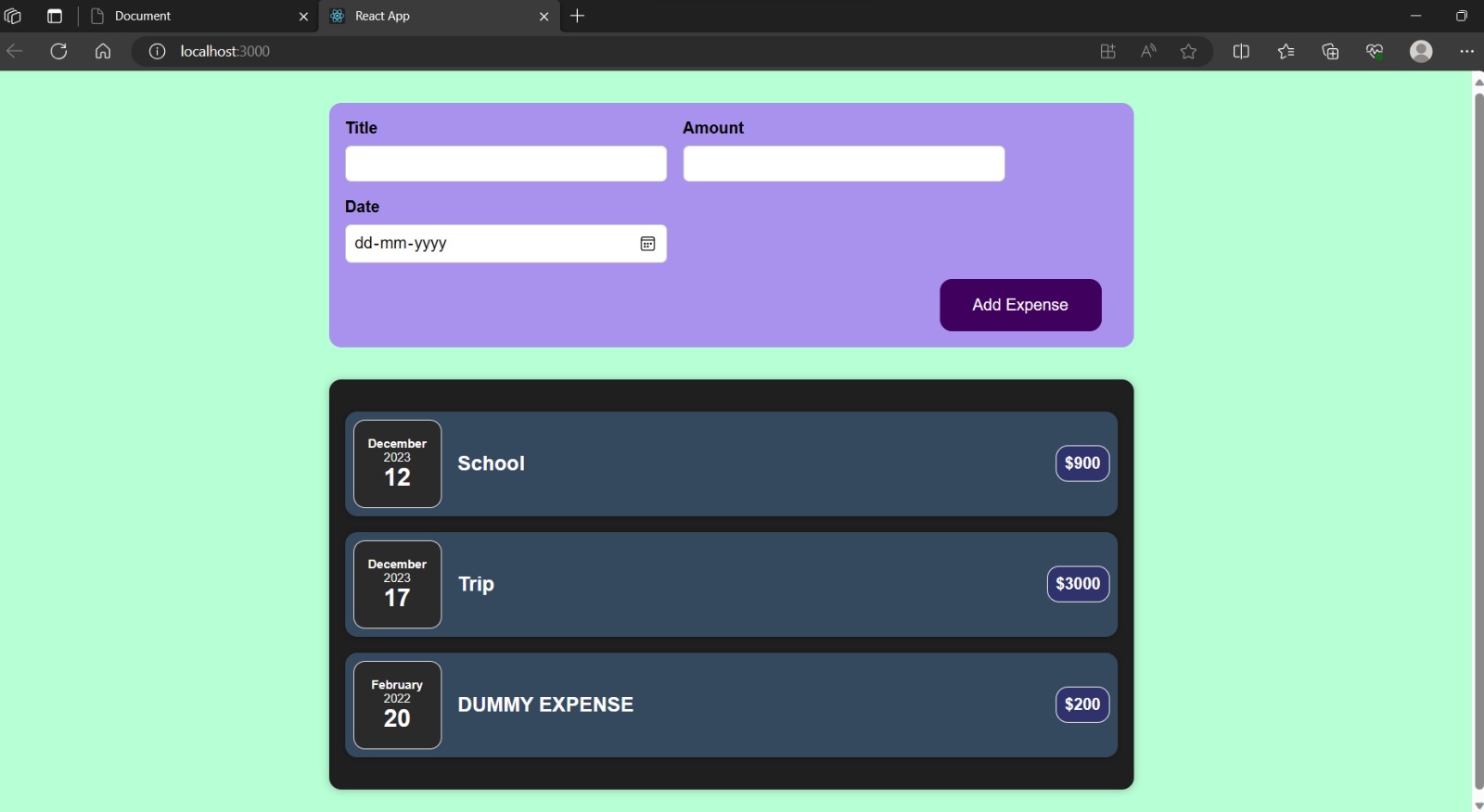 GitHub - meenakshi0104/Expense-Tracker