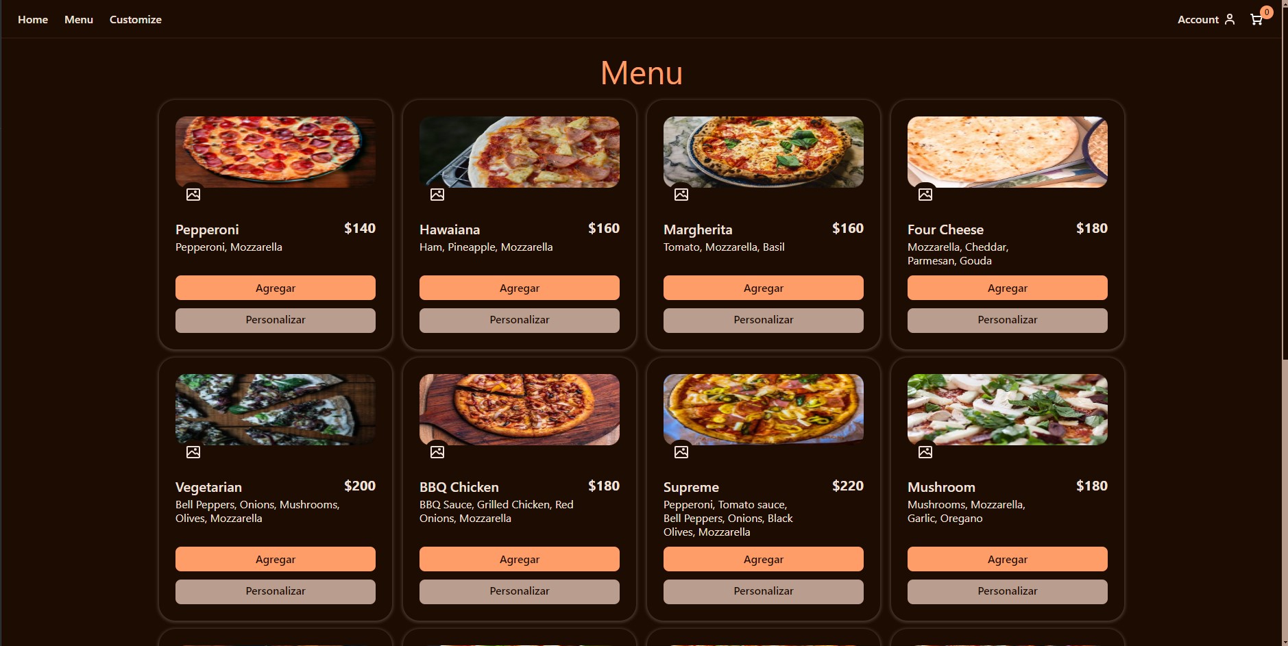 GitHub - diegoghernandez/Ordeninginering: A web page for sale of pizzas