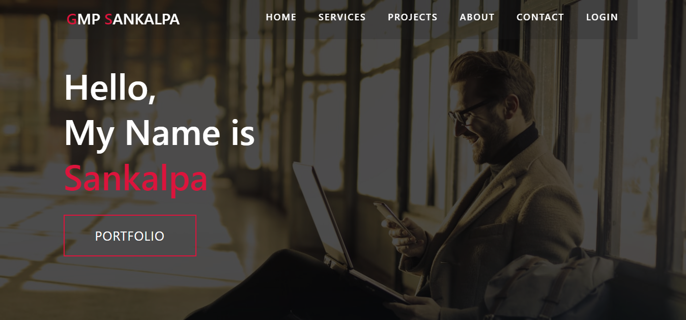 Github Gmpsankalpa Personal Web Site