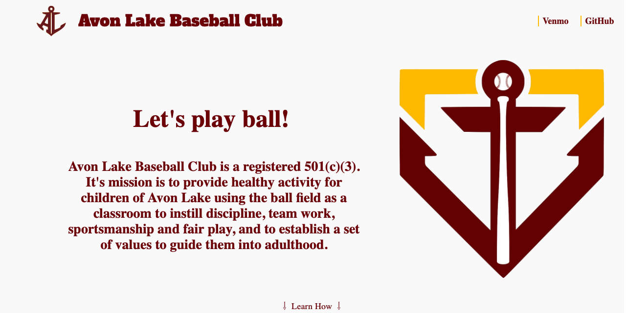 GitHub - avonlakebaseballclub/www: The web site for the Avon Lake Baseball Club, a registered ...