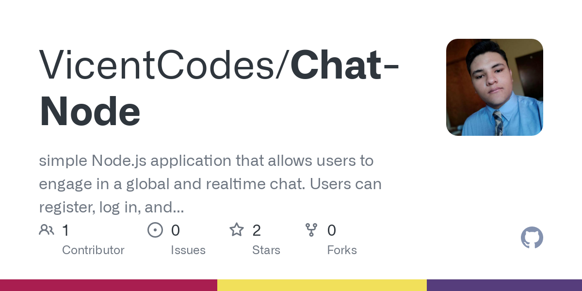 GitHub - VicentCodes/Chat-Node: Real-time Chat Node.js