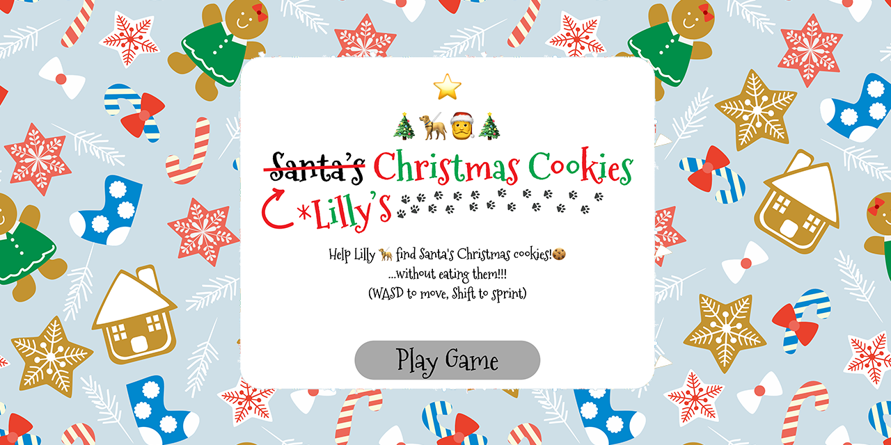 GitHub - ajdemarco95/Santas-Christmas-Cookies: Santa has lost his Christmas cookies and needs ...