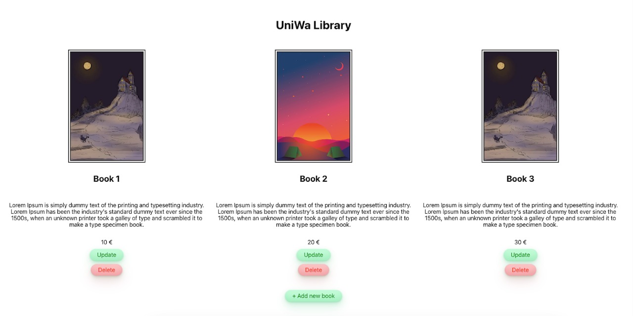 GitHub - MG04/Library-CRUD-Application: A CRUD application made for an ...