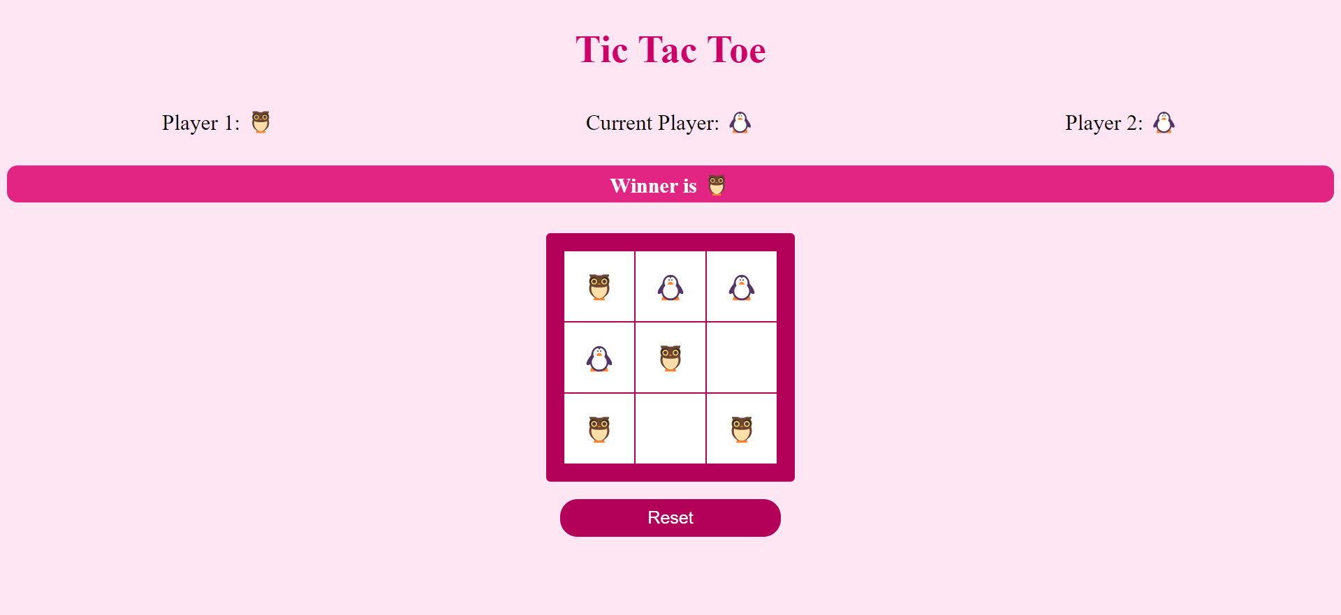 GitHub - sonaligadekar20/tic-tac-toe