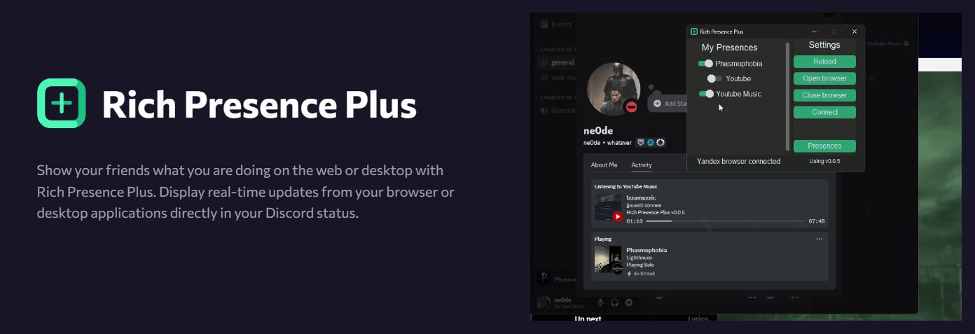 GitHub - manucabral/RichPresencePlus: A Discord Rich Presence (Discord ... GitHub - manucabral/RichPresencePlus: A Discord Rich Presence (Discord ...
