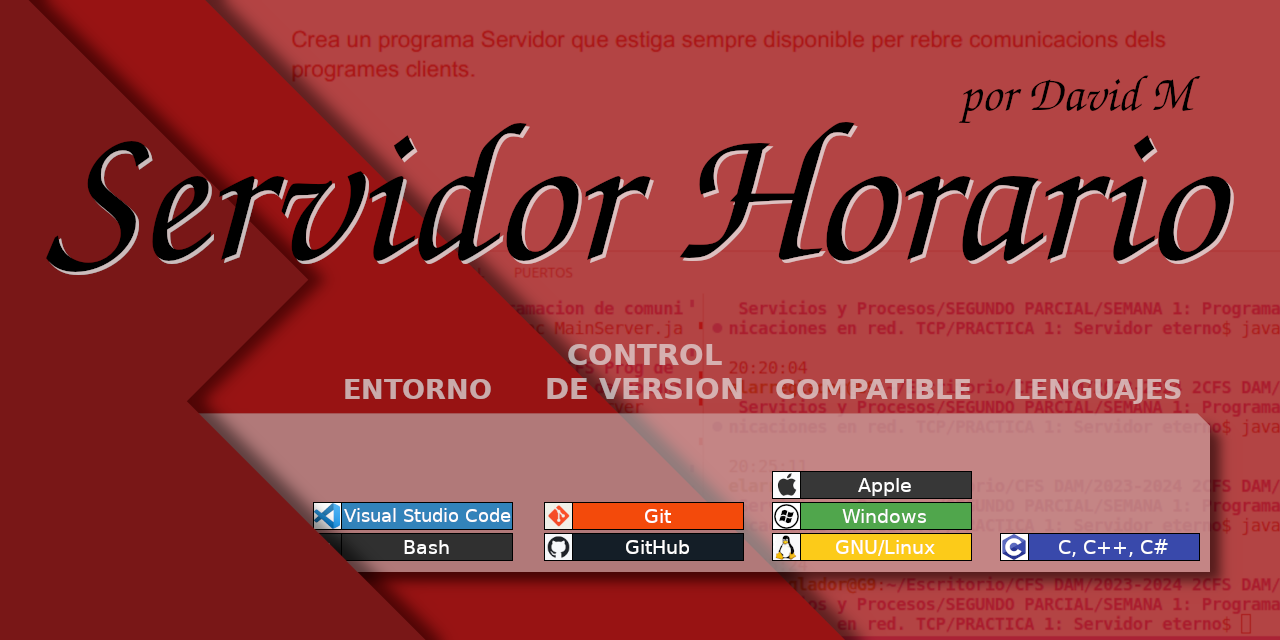 GitHub - elarreglador/PSP_ServidorHorario: El servidor horario basado en Java entrega la hora ...