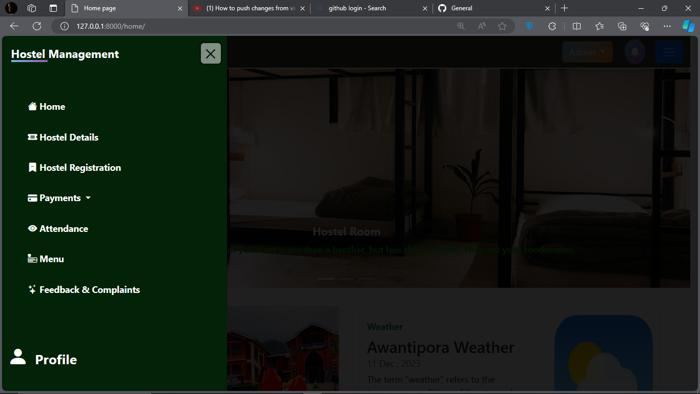 GitHub - Usaib21/Hostel-Management-System: This project is a ...