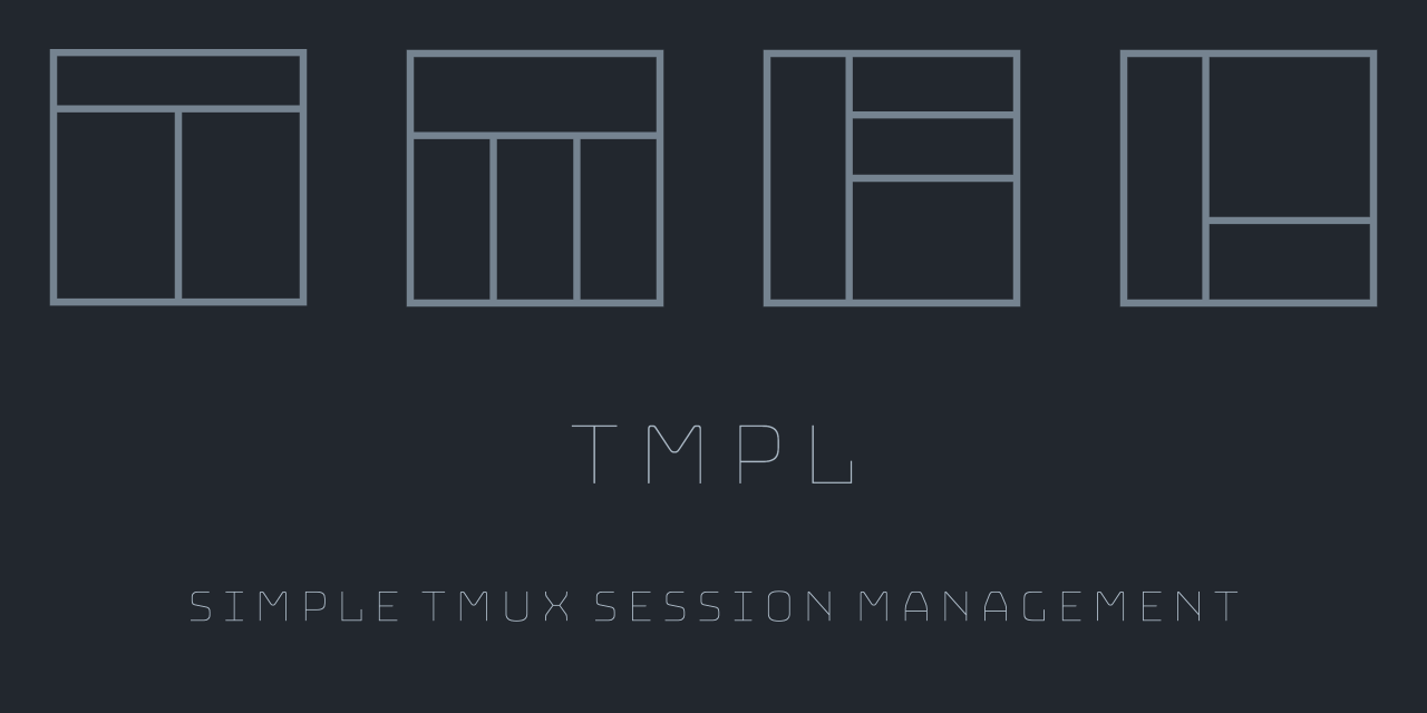 GitHub - michenriksen/tmpl: Simple tmux session management.