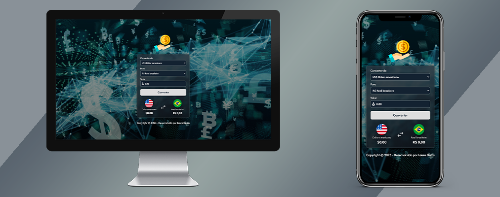 Github Lauropjdutraconversor De Moedas Projeto Desenvolvido Com Html Css Javascript E