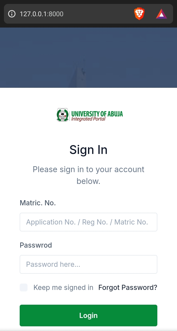 GitHub - EliezerSunny/University-of-Abuja-School-Management-System-Laravel-Project: University ...