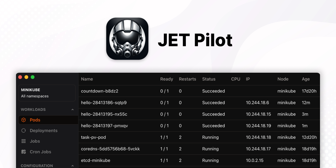 GitHub - unxsist/jet-pilot: JET Pilot is an open-source Kubernetes ...