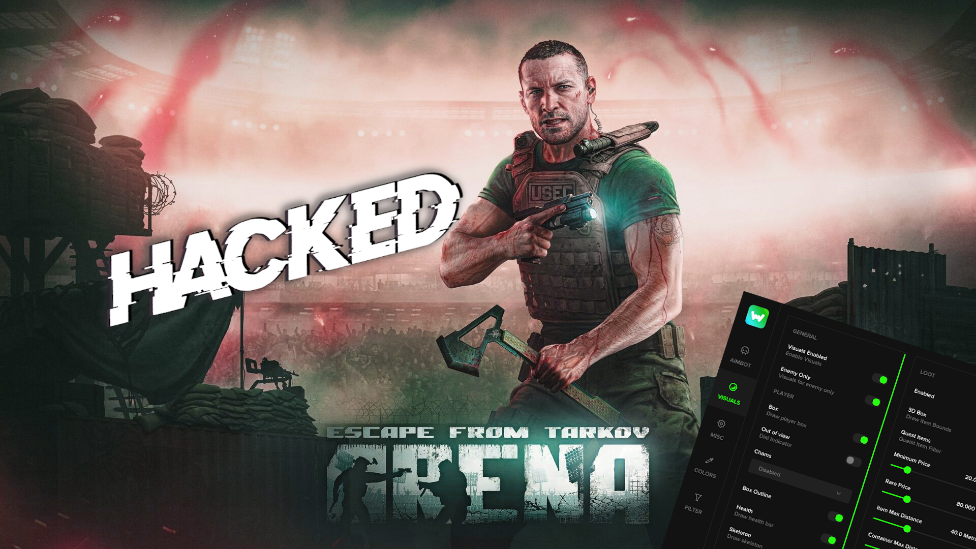 GitHub - Meadkft/WeCh-eftarena: Powerful utility for Escape from Tarkov Arena