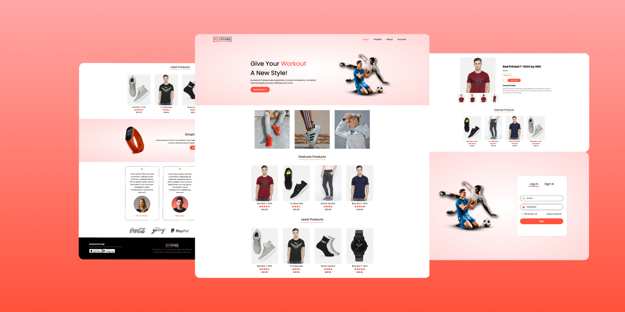 GitHub - kaushalsahu07/red-store: Red Store is a simple e-commerce website template