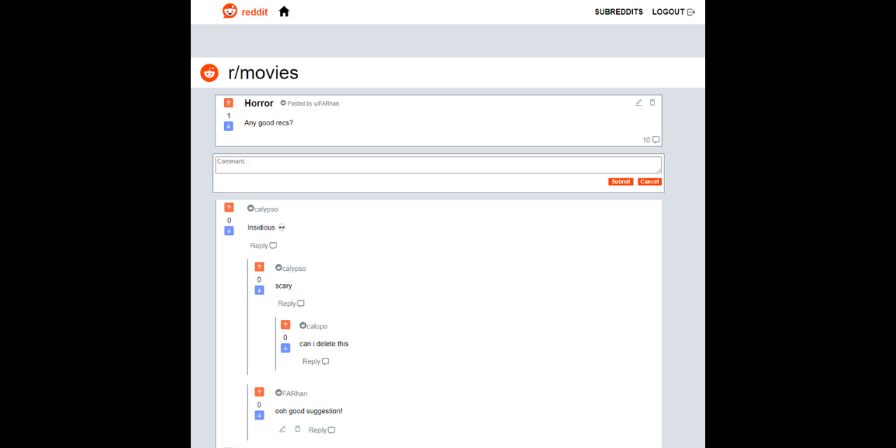 GitHub - Calypso90/reddit-clone: Reddit Clone is a dynamic full stack ... GitHub - Calypso90/reddit-clone: Reddit Clone is a dynamic full stack ...