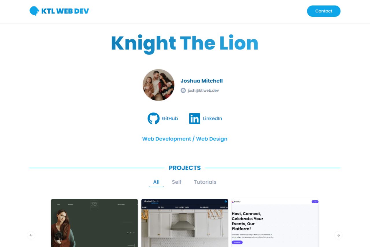 GitHub - KnightTheLion/ktl-web-development: KTL Web Development Portfolio Site