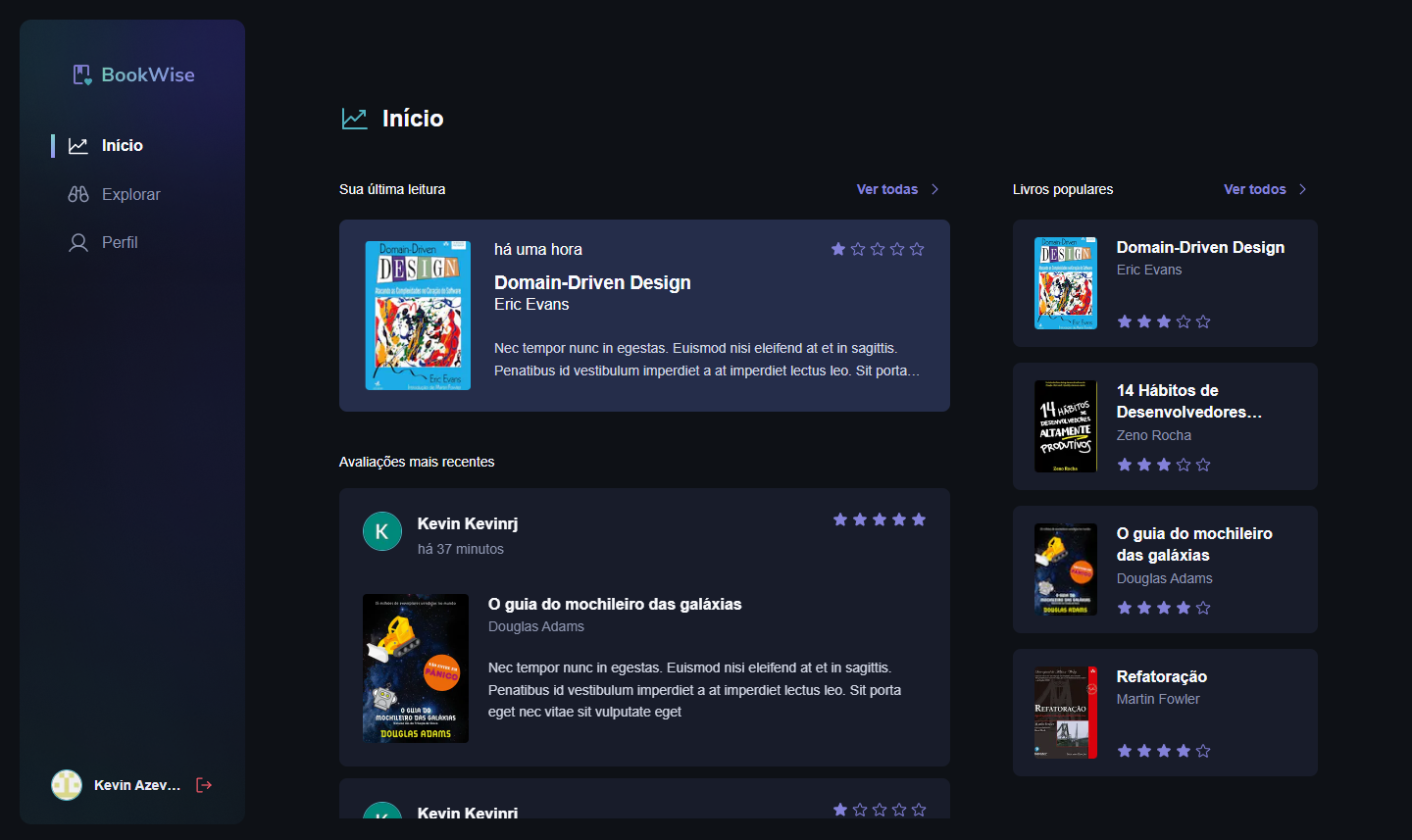 GitHub - KevinSilvaa/book-wise: Book Wise