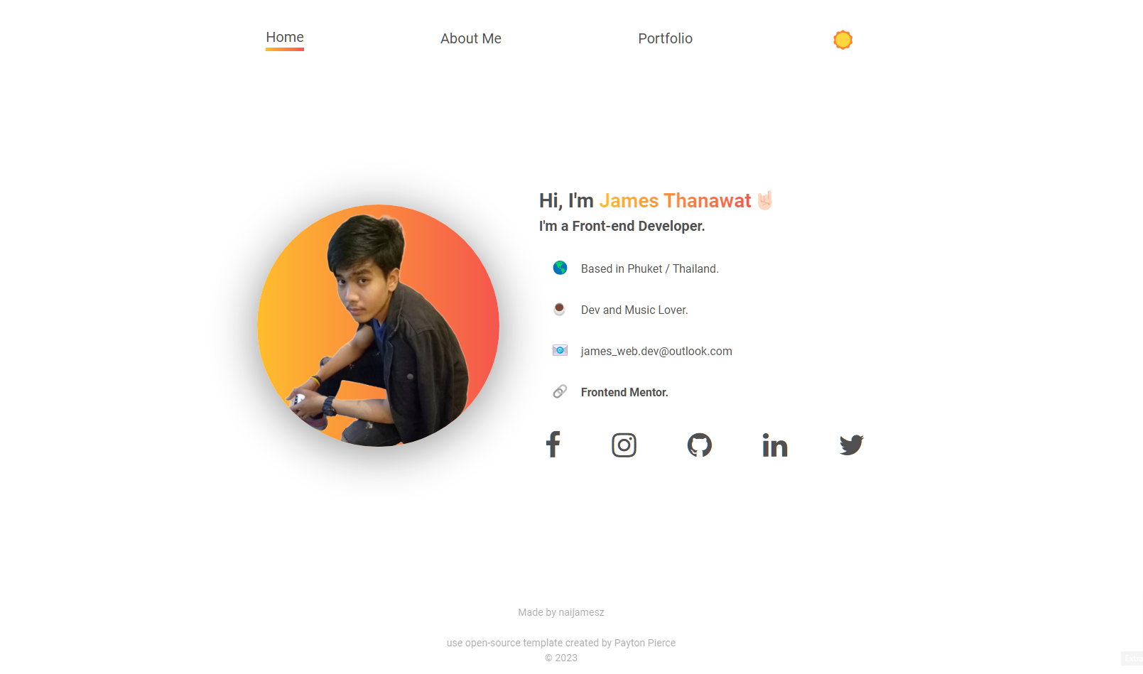 GitHub - naijamesz/ReactPortfolio: Portfolio build in React.