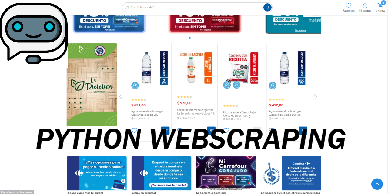 Github Carlosvertiz Carrefour Webscraping Obtain Carrefour S Public Data With Python Webscraping
