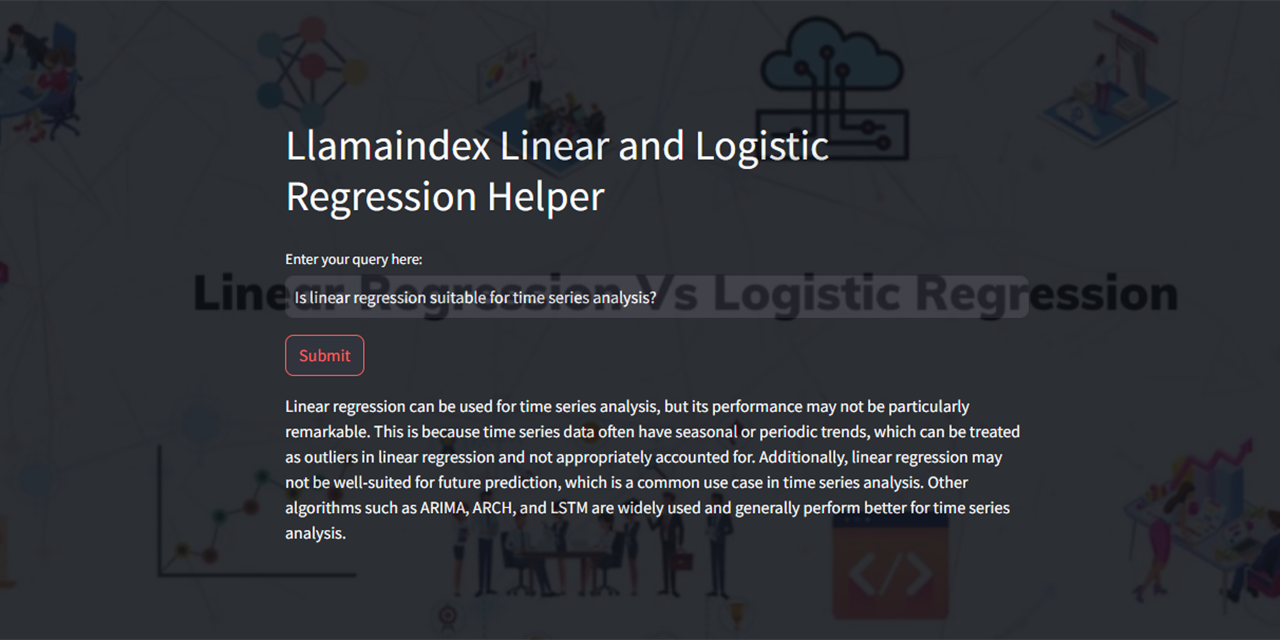 GitHub - shaadclt/LlamaIndex-Linear-LogisticRegression-Helper: This ... GitHub - shaadclt/LlamaIndex-Linear-LogisticRegression-Helper: This ...
