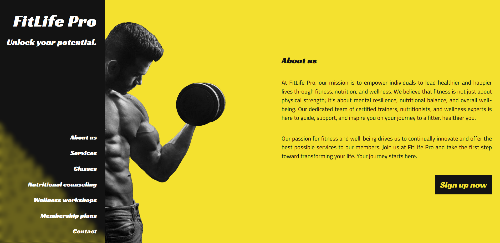 GitHub - Equites-Digital/fitlife-pro: A HTML/CSS and vanilla JS ...