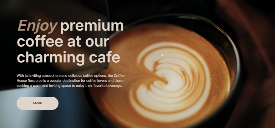 GitHub - anthony-th/coffee-house: "Coffee House" is a landing page consisting of two pages ...
