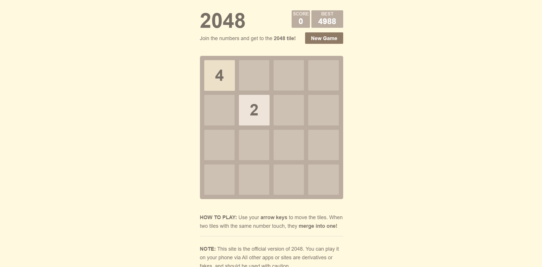 2048/index.html at main · naijamesz/2048 · GitHub