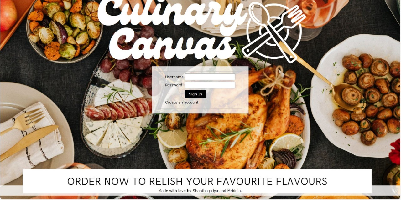 GitHub - Shanthapriya23/Culinary_canvas: Culinary canvas is a website that is built for a ...
