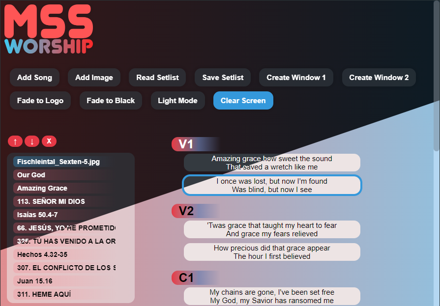 GitHub - Snouuuflake/MSS-Worship: An open-source Electron app for displaying song lyrics, images ...