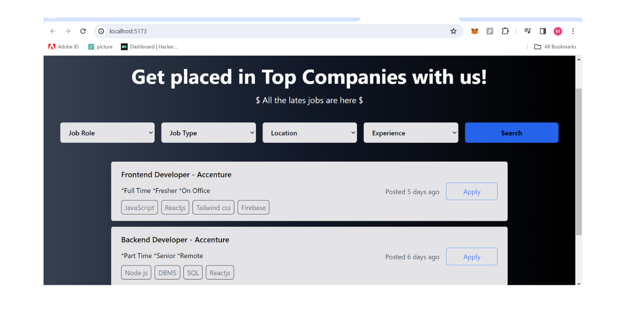 GitHub - Biradarmaddy/JOBHAI: Personalized job searches platform ...