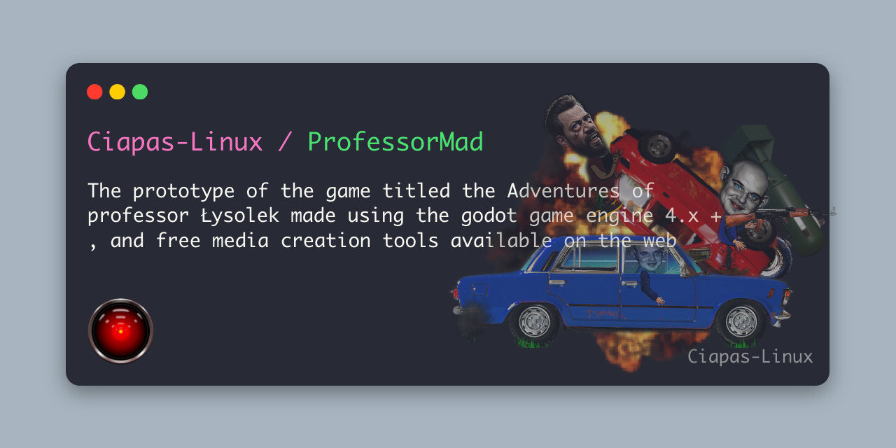 GitHub - Ciapas-Linux/ProfessorMad: The prototype of the game titled the Adventures of professor ...