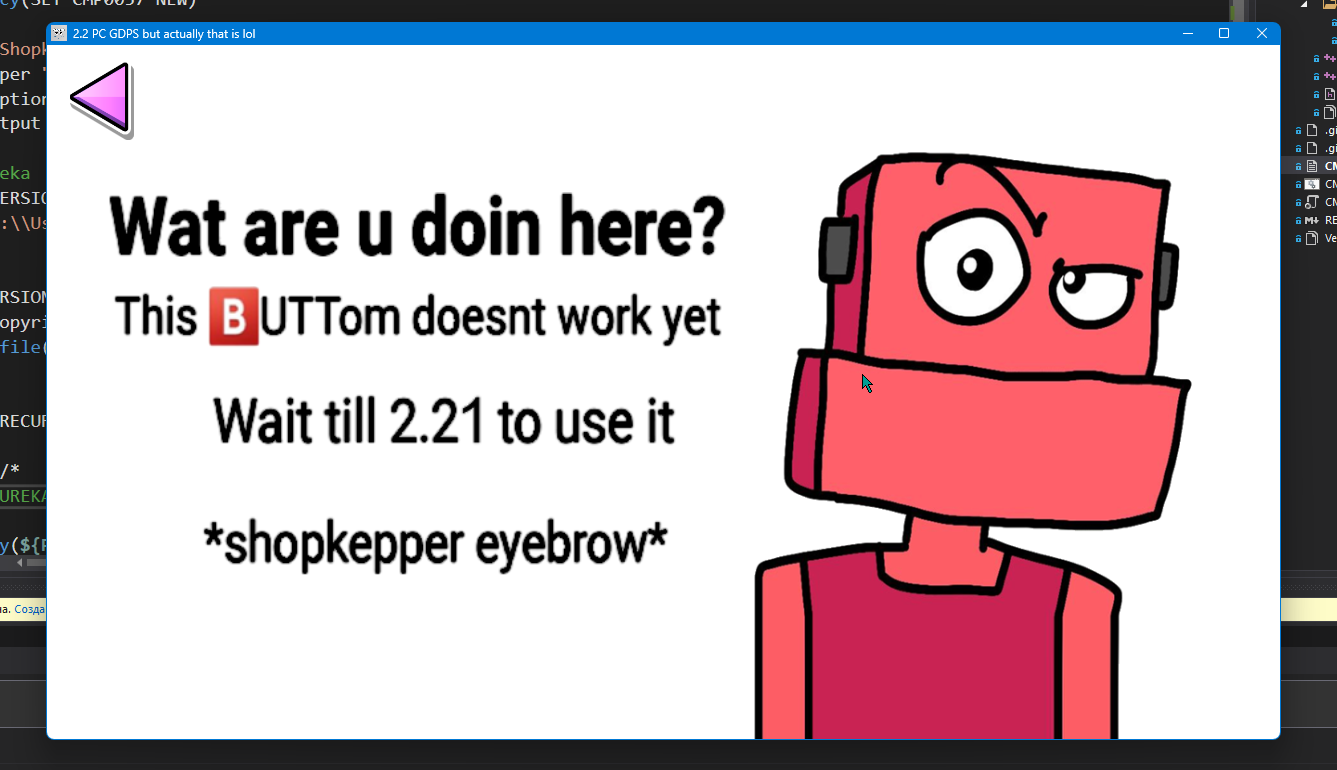 GitHub - user95401/ShopkepperEyebrow: Geometry Dash 2.2 mod that replace popups about delayed ...