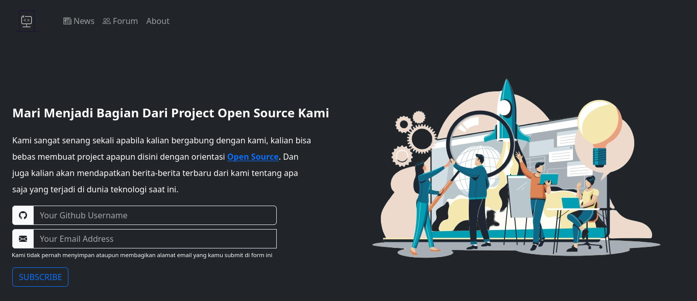 GitHub - kamar-koding/kamar-koding-landing-page: Ini adalah project pertama dari komunitas ini ...
