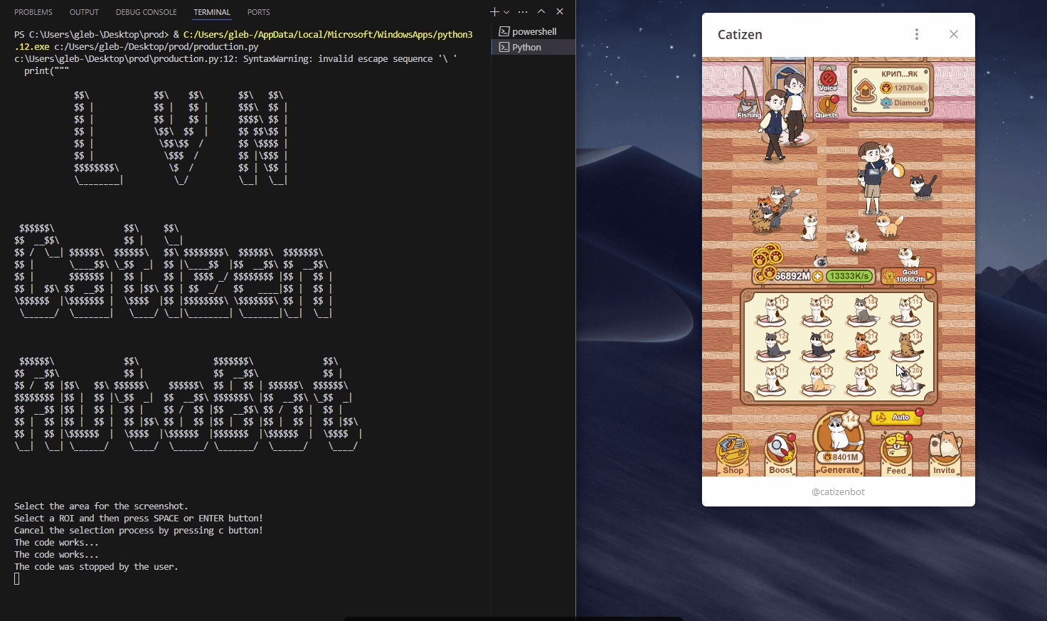 catizen-farm-bot · GitHub Topics · GitHub