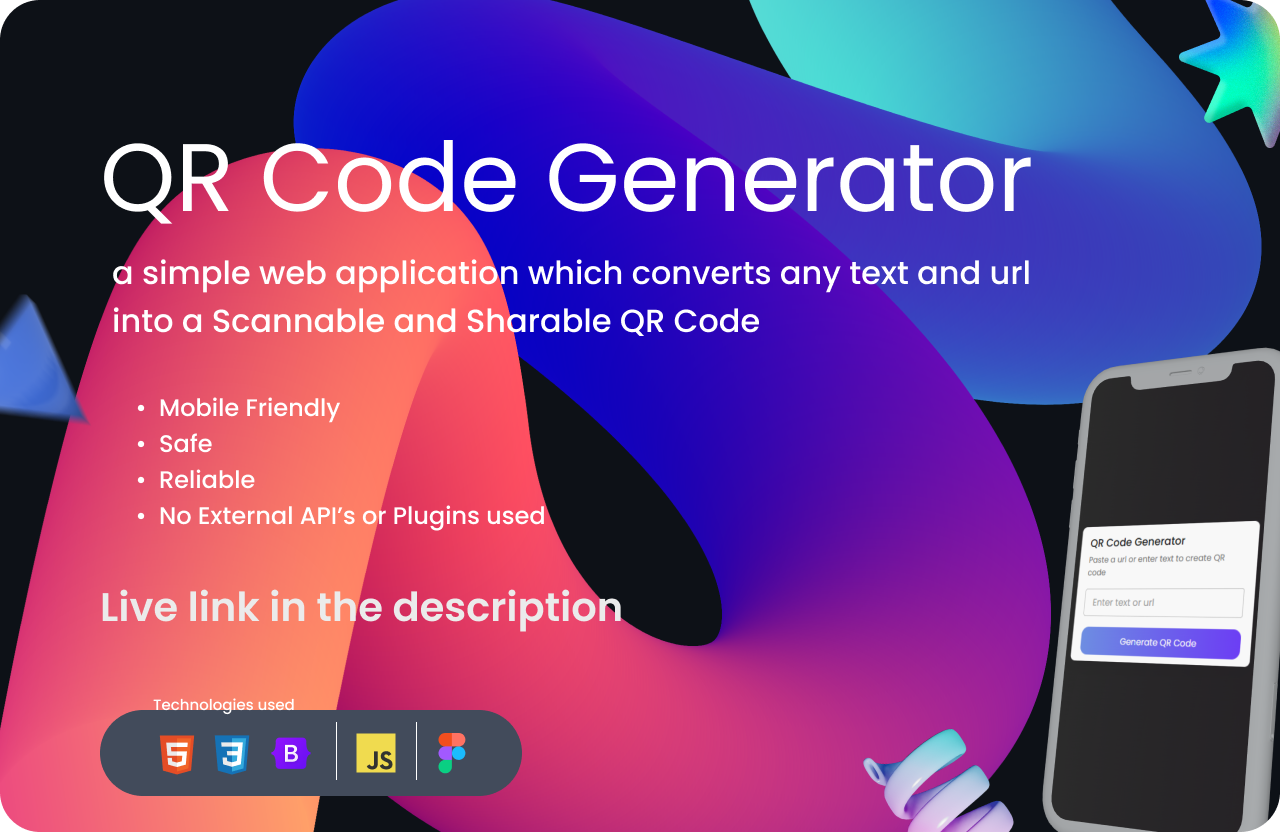 GitHub - GZ30eee/QR-Code-Generator: Generate your own QR Code