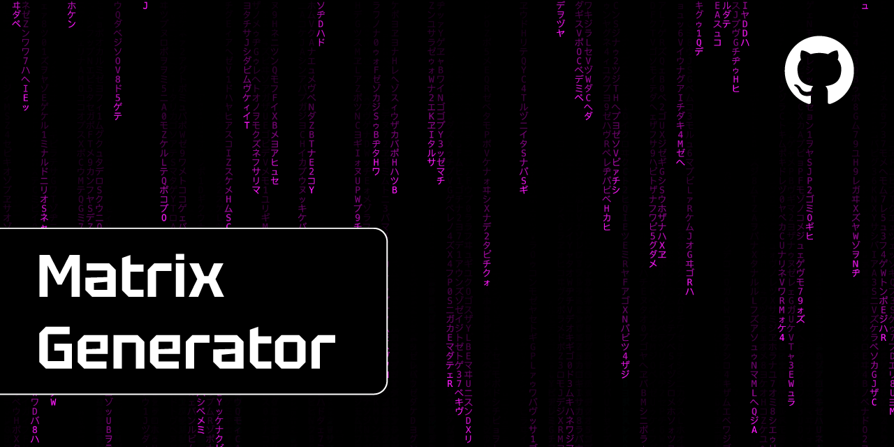 GitHub - Starvingg/MatrixGenerator: Build your space with the Matrix Generator. A stylish ...