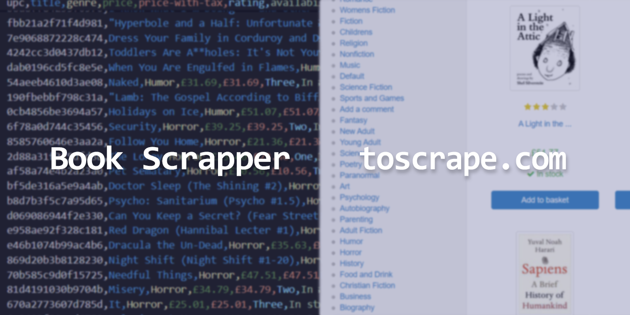 GitHub - Dfria/Books-to-Scrape: This repository is a demonstration of ... GitHub - Dfria/Books-to-Scrape: This repository is a demonstration of ...